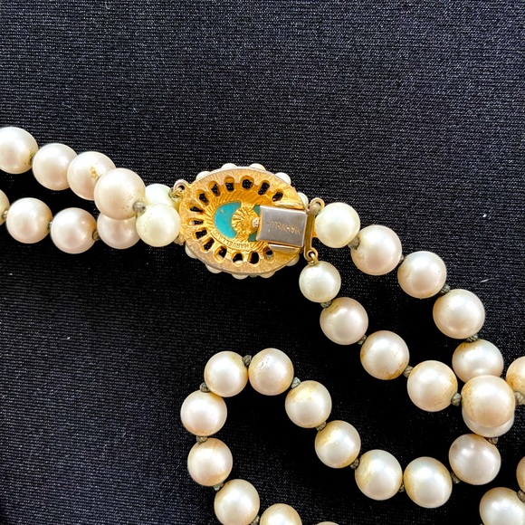 Marvella | Jewelry | Vintage 944 Marvella Pearls Pearl Necklace ...